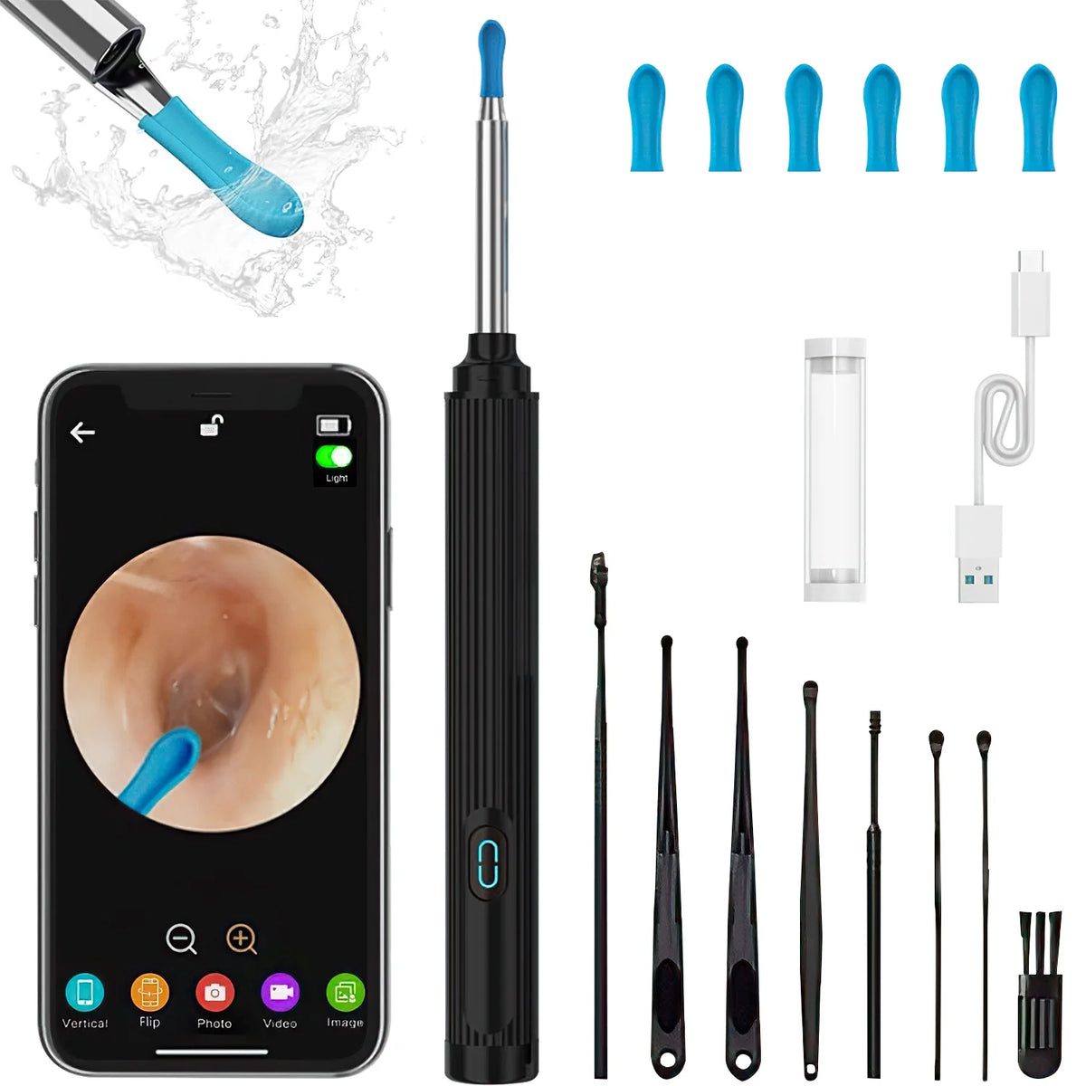 Intelligent Ear Wax Cleaner with 500MP Camera – Smartek